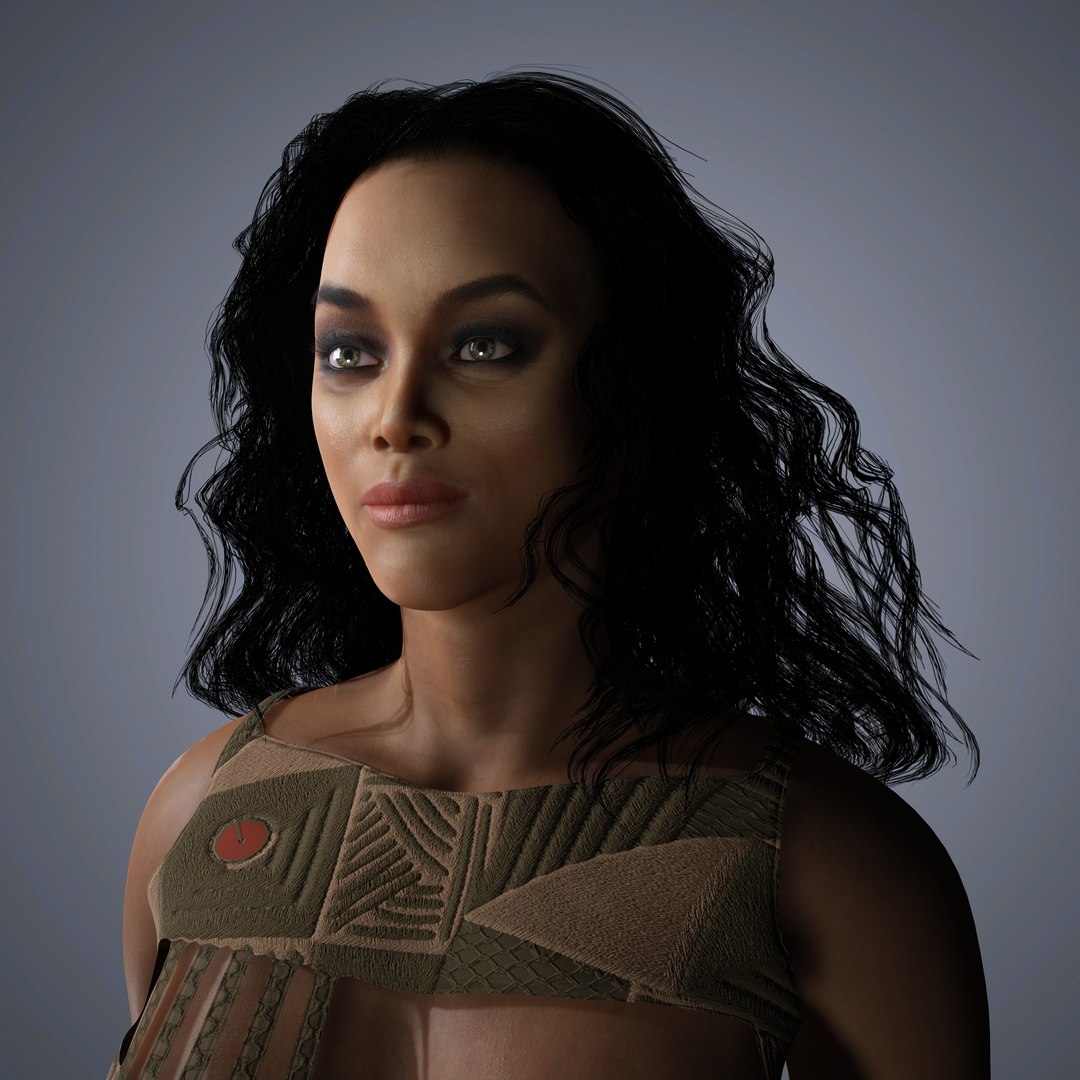3D Tyra Banks Character 3D Model Model - TurboSquid 2315266