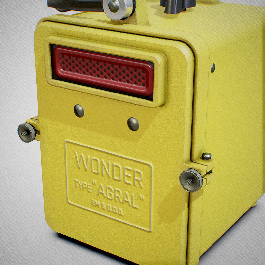 1950s Wonder Agral Lamp 3D Model - TurboSquid 1418652