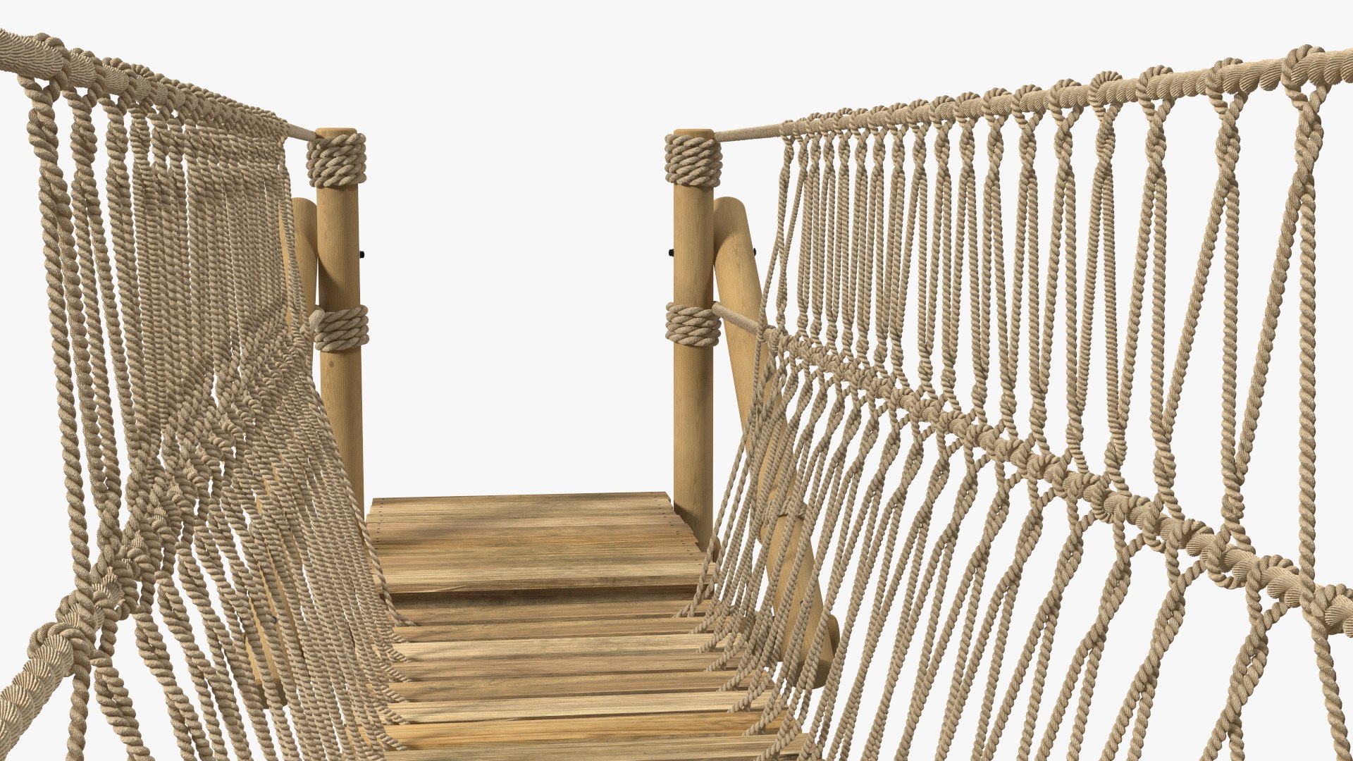 Rope Bridge Kit 3D - TurboSquid 2086241