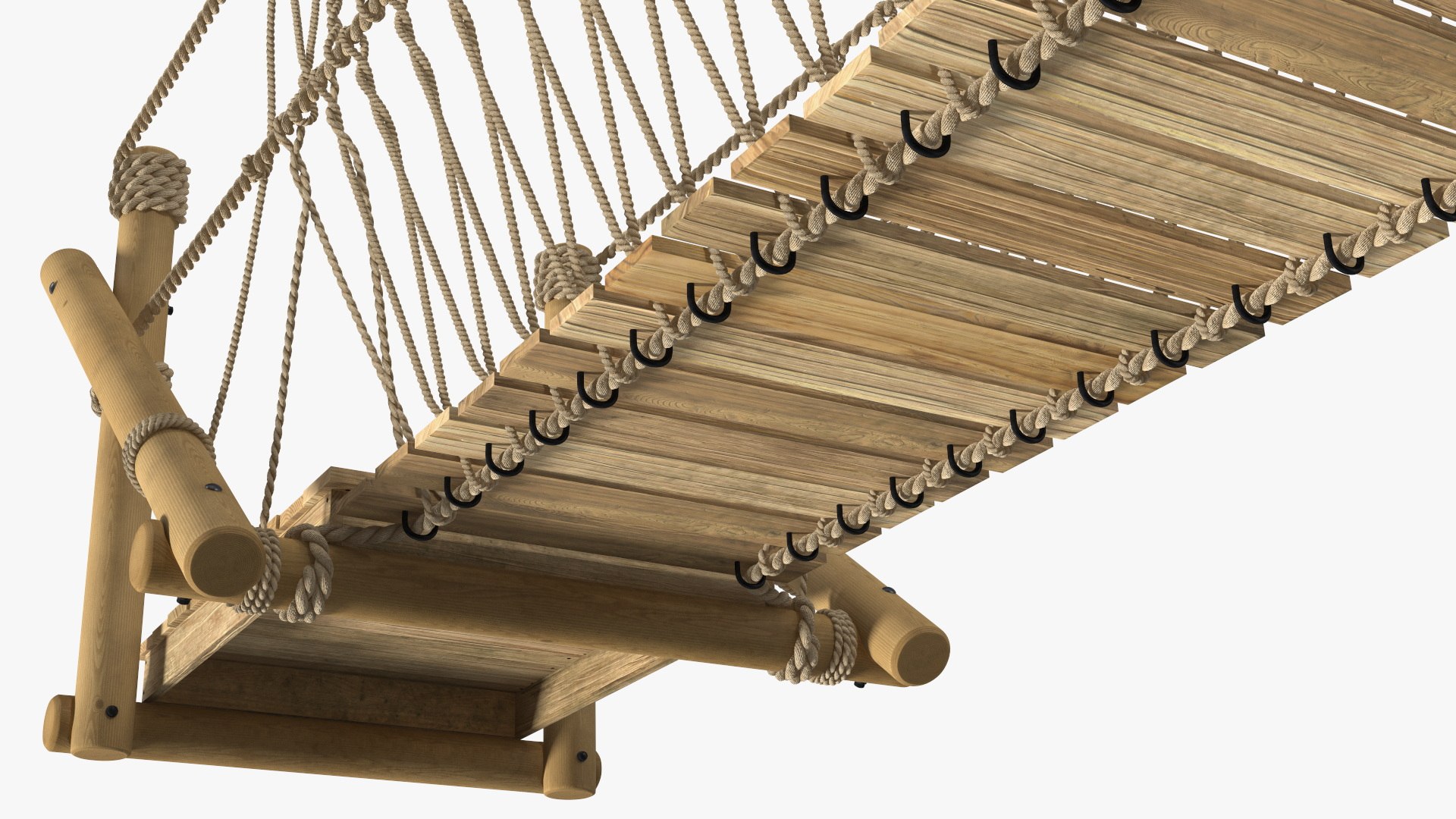 Rope Bridge Kit 3D - TurboSquid 2086241