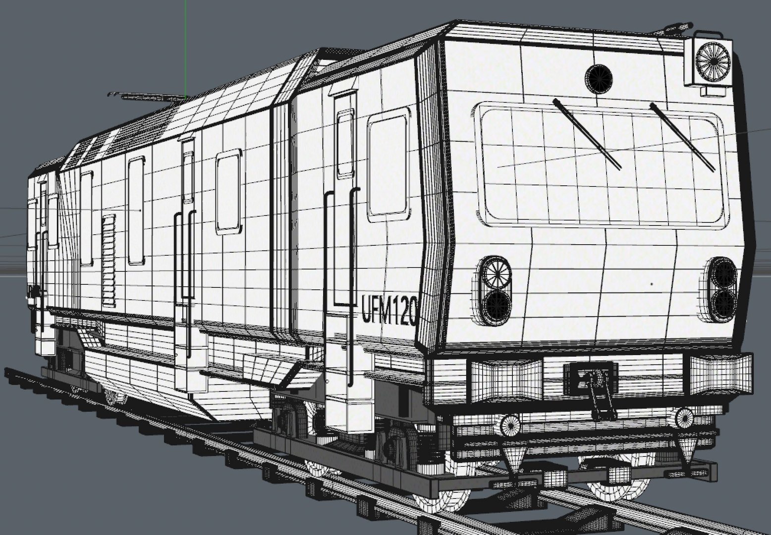 3D Ufm 120 Train Model - TurboSquid 1381584