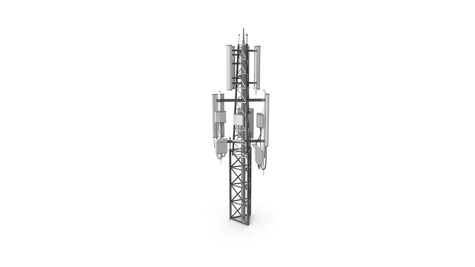 3D Base Station Cell Phone Tower - TurboSquid 2138299