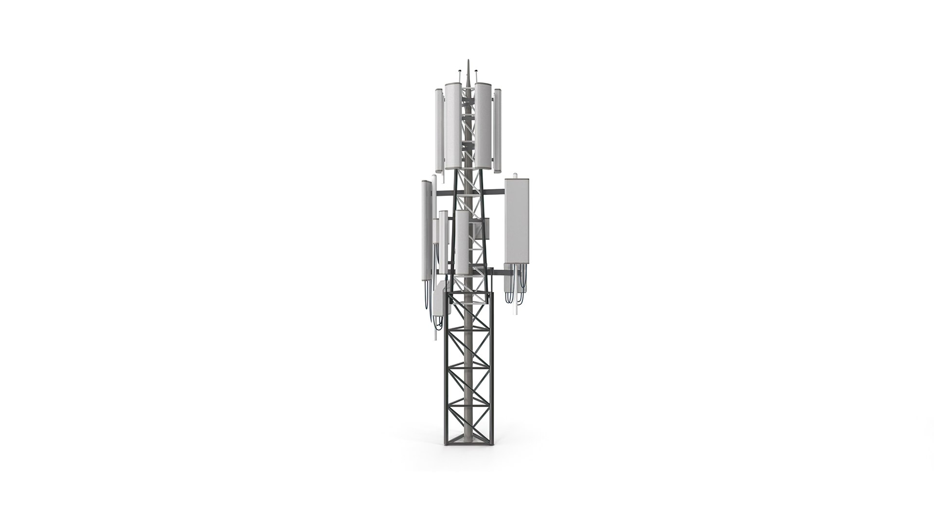 3D Base Station Cell Phone Tower - TurboSquid 2138299