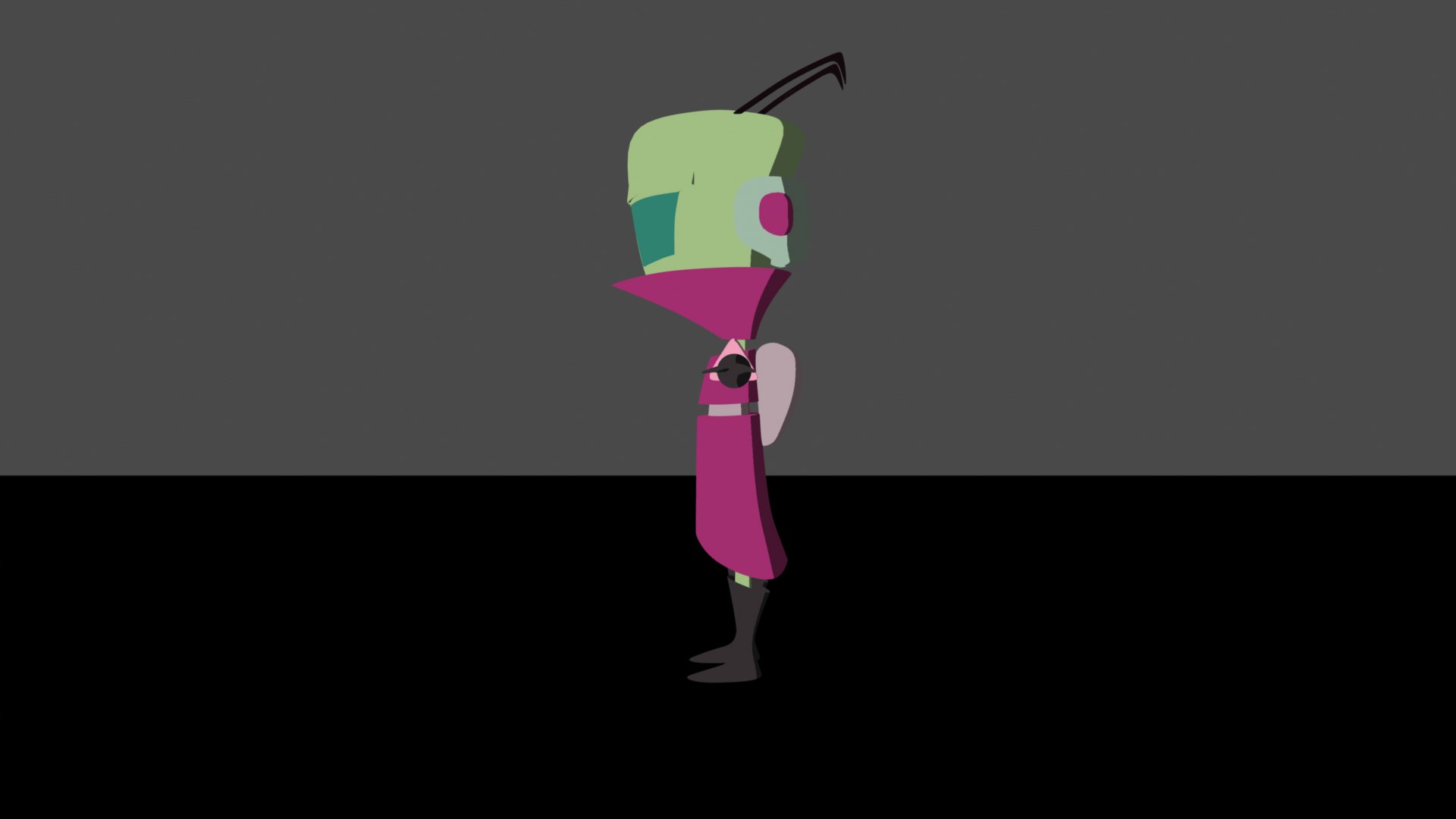 2d Character Invader Zim Model - TurboSquid 1650771