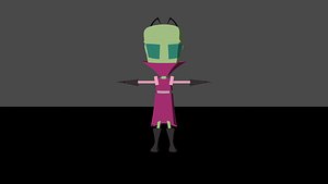 Download Free & Premium Invader Zim 3D Models | TurboSquid