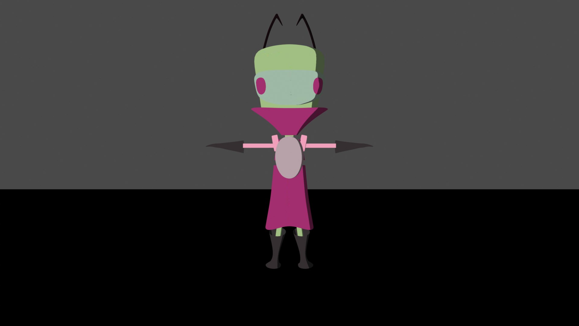 2d Character Invader Zim Model - TurboSquid 1650771