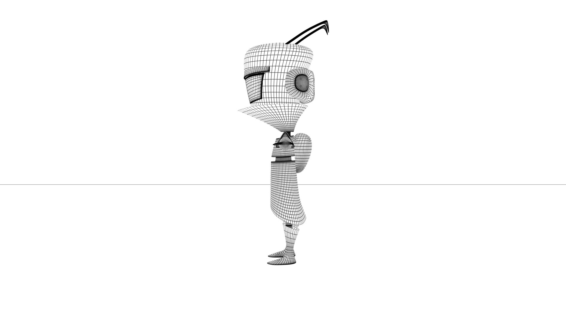 2d Character Invader Zim Model - TurboSquid 1650771