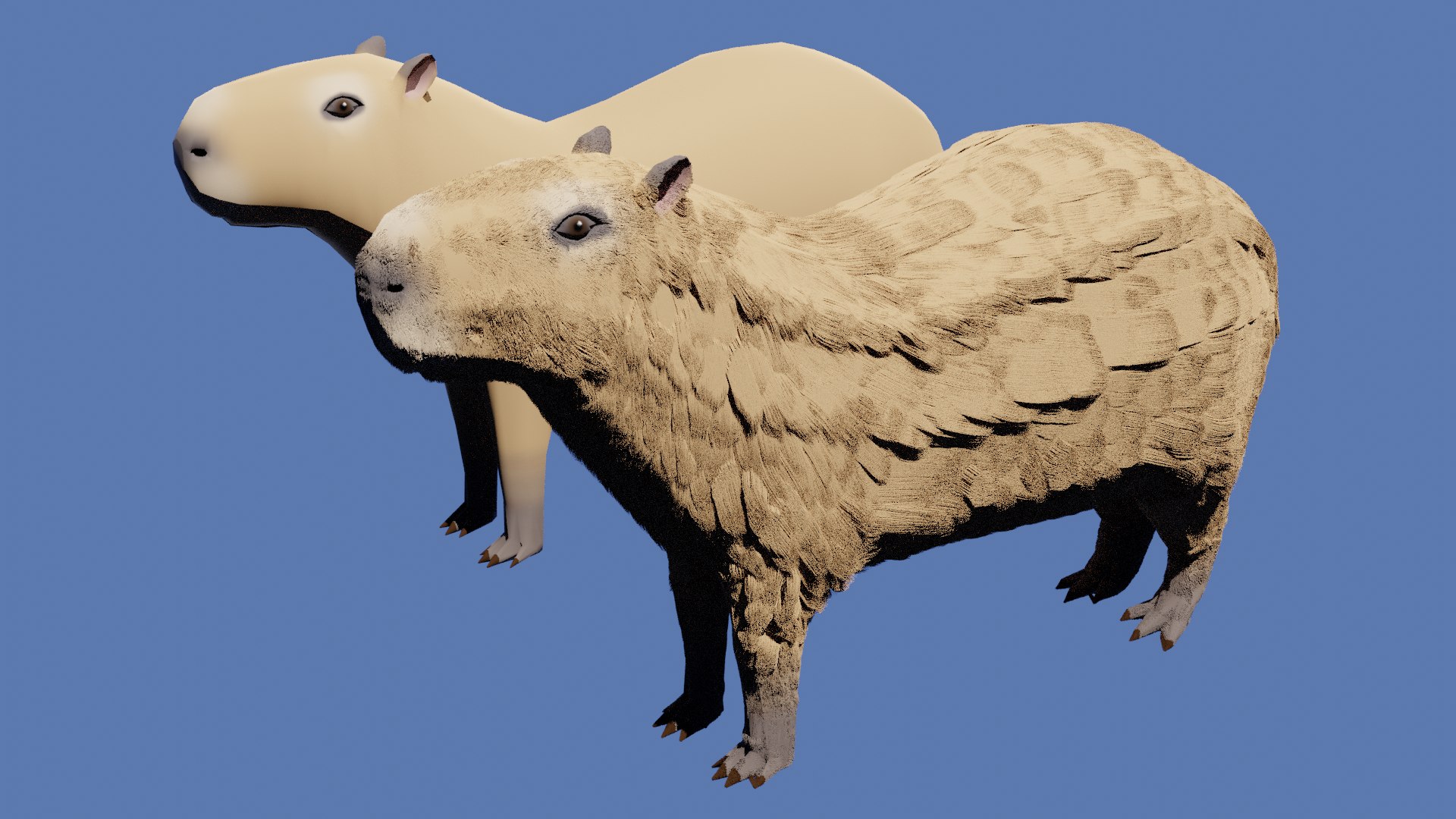 Capybara 3D model - TurboSquid 2152907