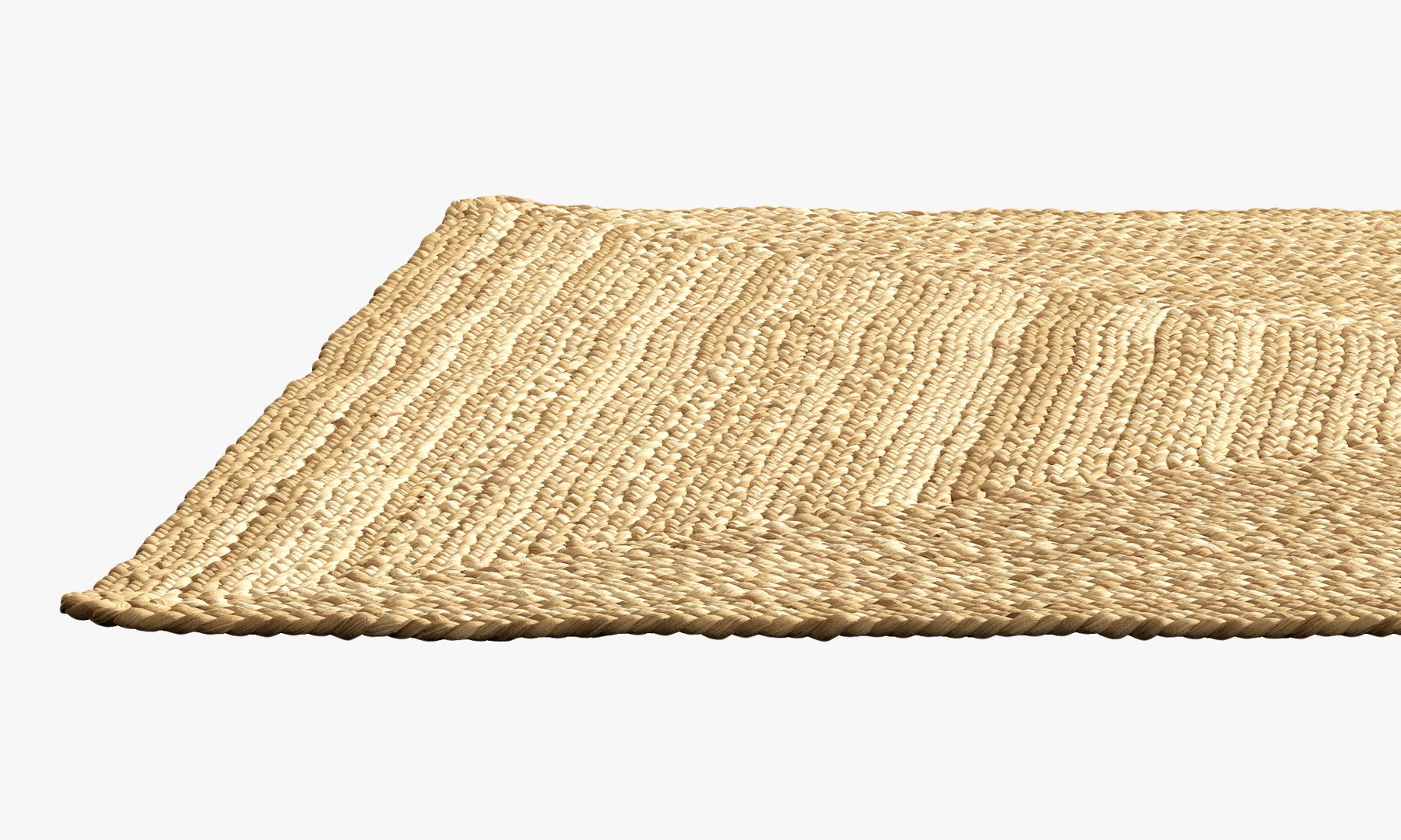 SAFAVIEH Dina Coastal Jute Rug Square 3D model - TurboSquid 2153229