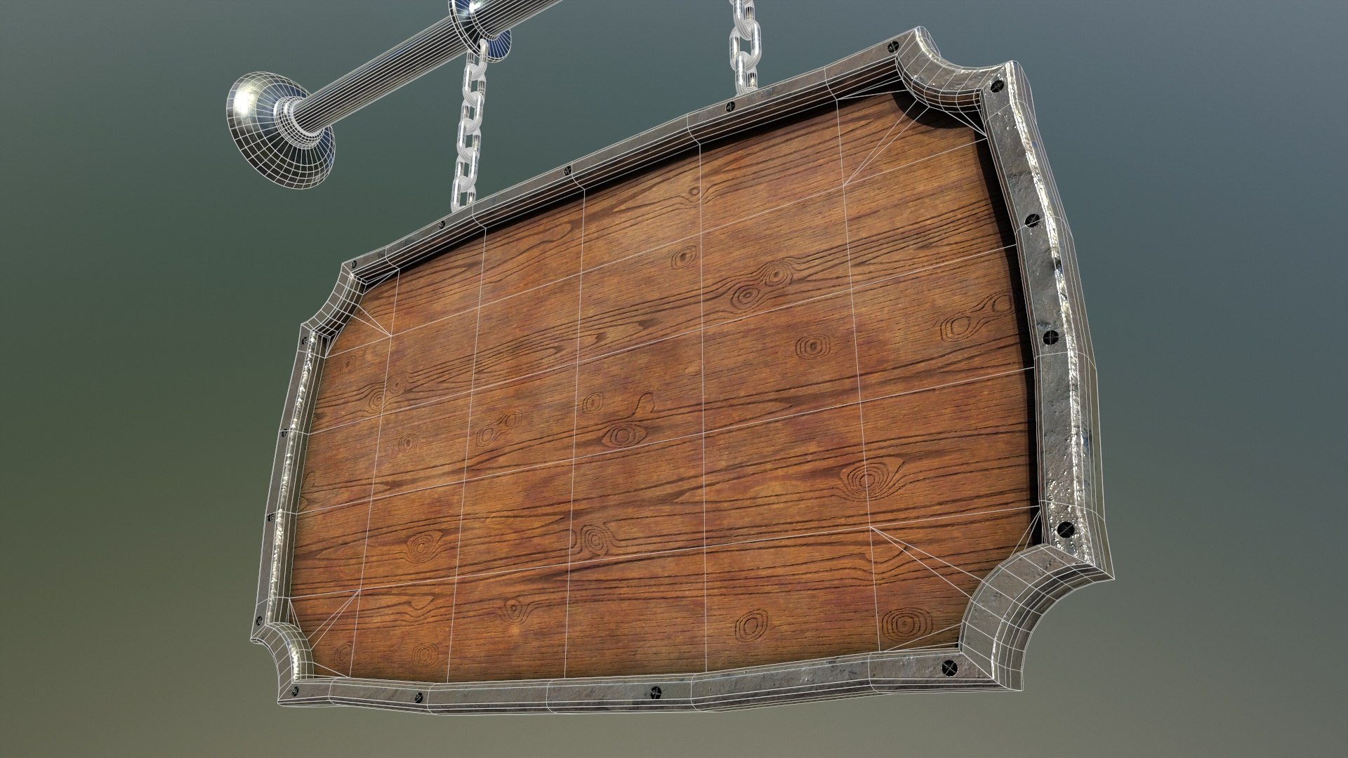 Medieval Sign Board 3D - TurboSquid 2097090