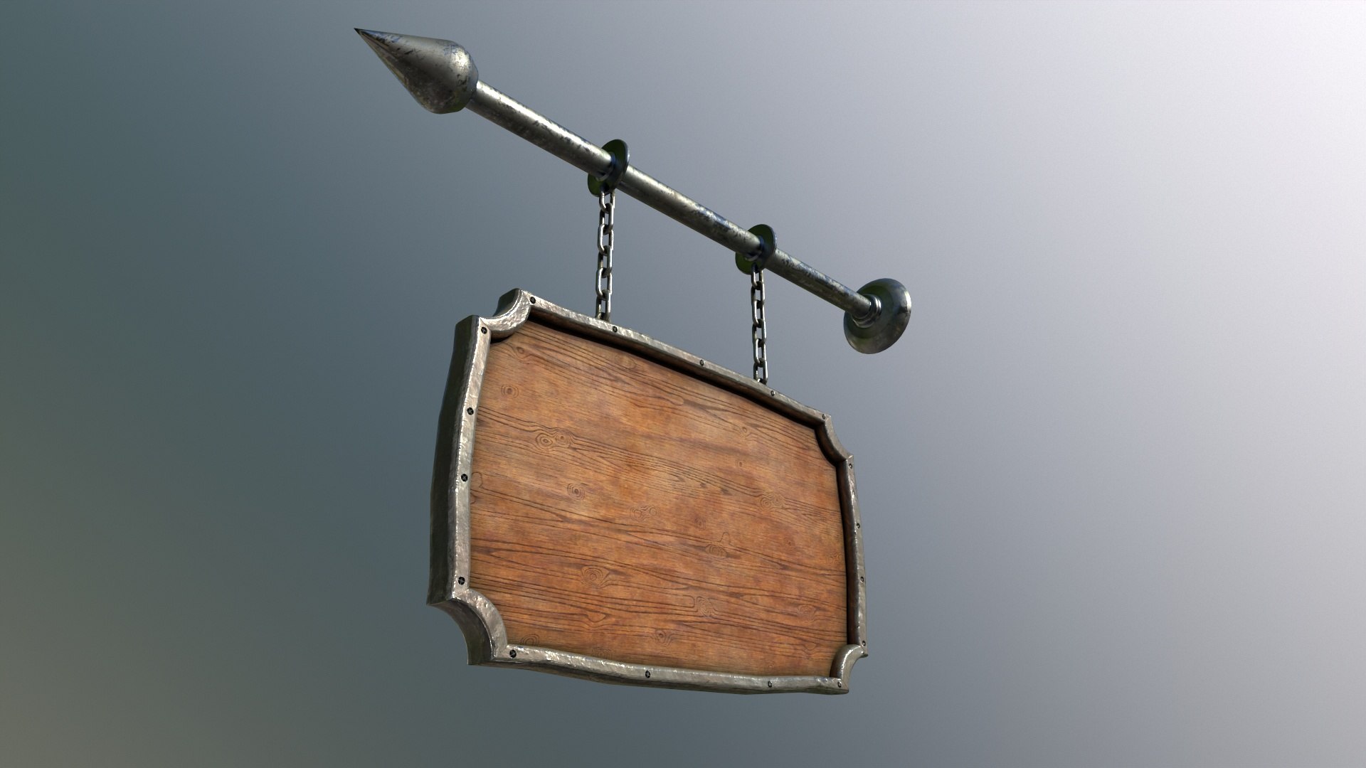 Medieval Sign Board 3D - TurboSquid 2097090