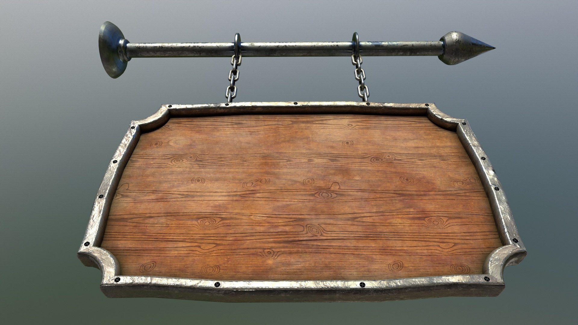 Medieval Sign Board 3D - TurboSquid 2097090
