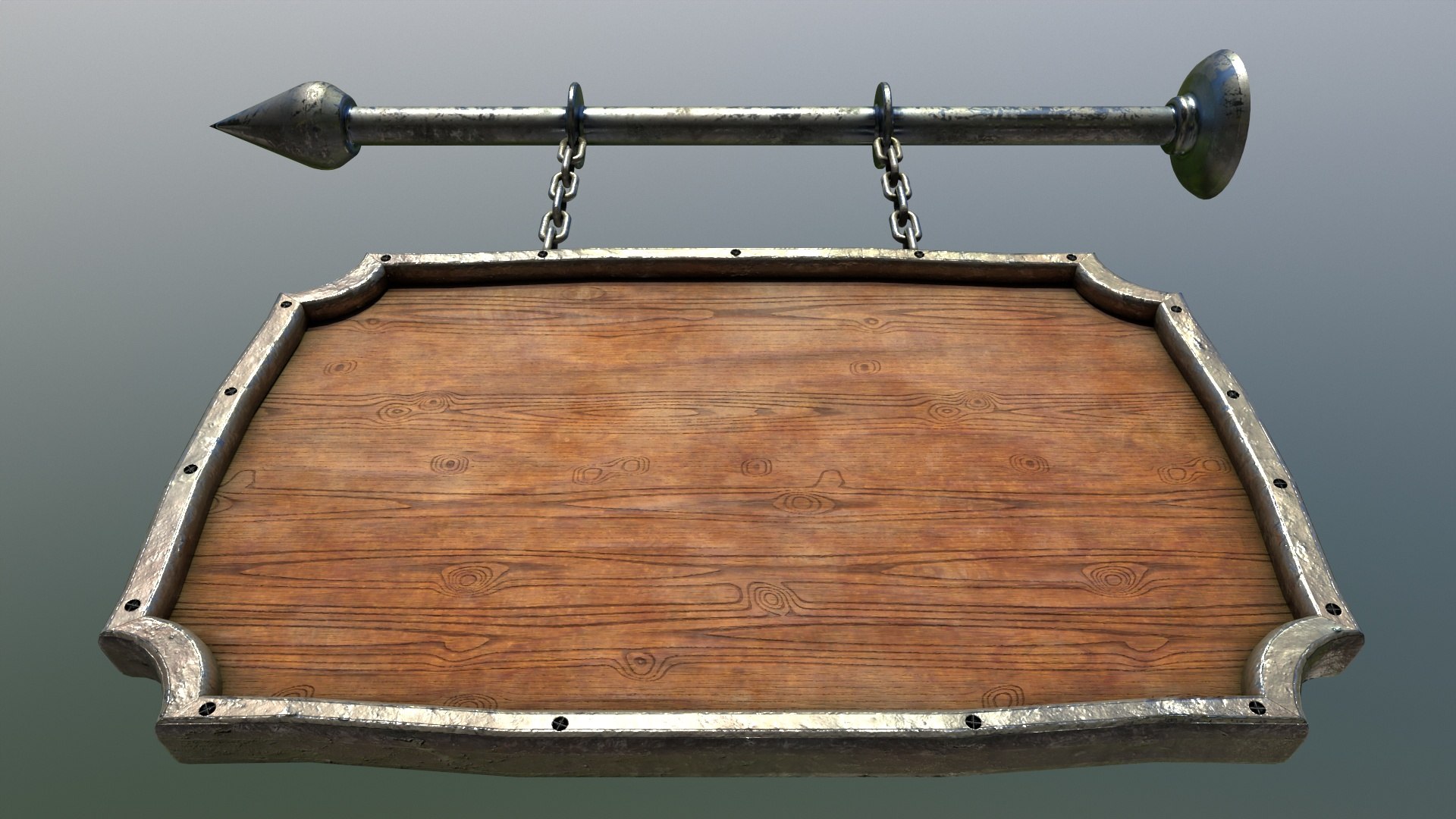 Medieval Sign Board 3D - TurboSquid 2097090