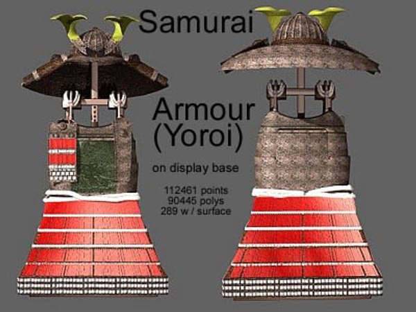 3D Yoroi Models | TurboSquid