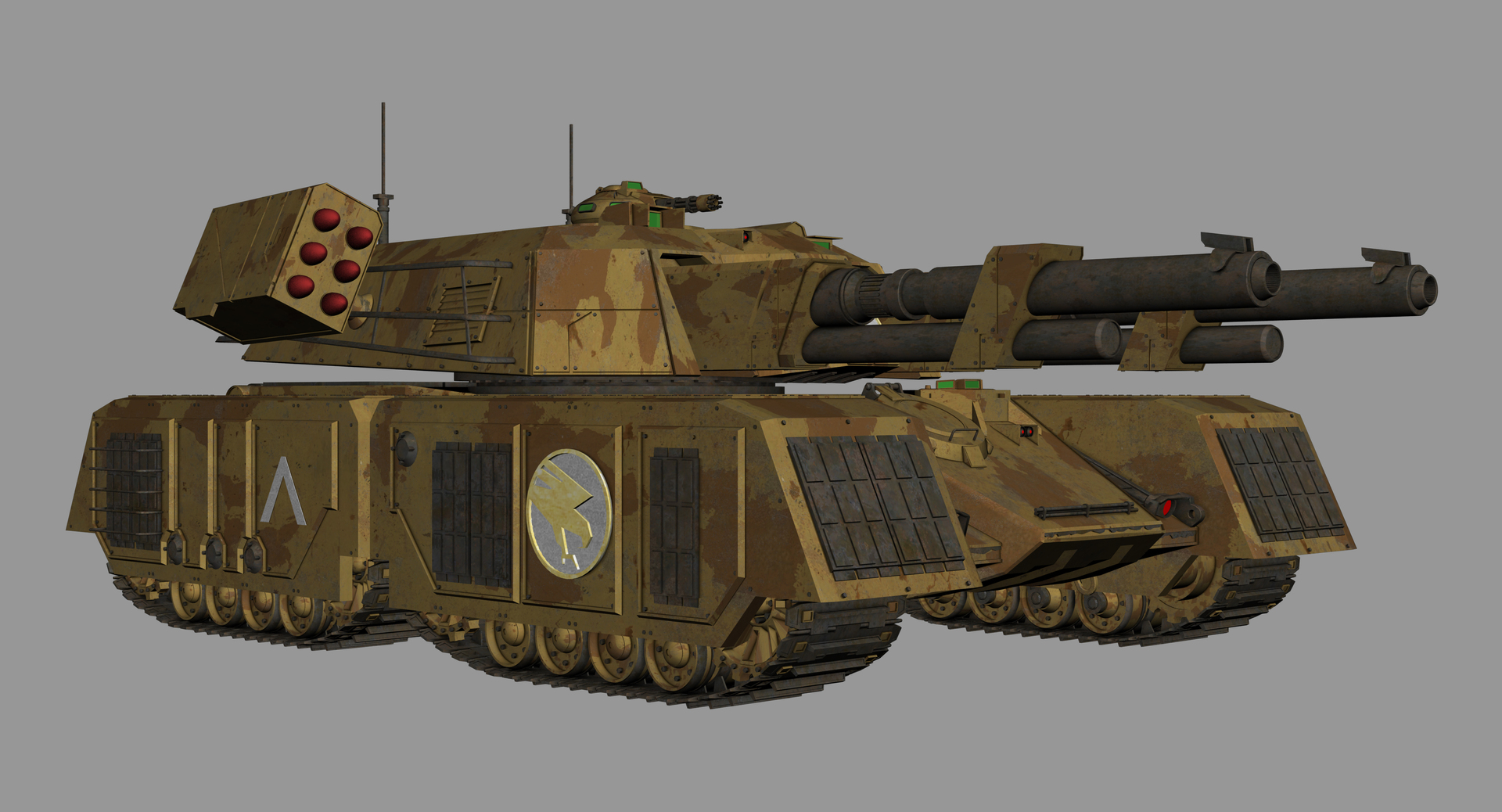 3D Mammonth tank X-66 model - TurboSquid 1829909