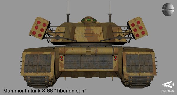 3D Mammonth tank X-66 model - TurboSquid 1829909