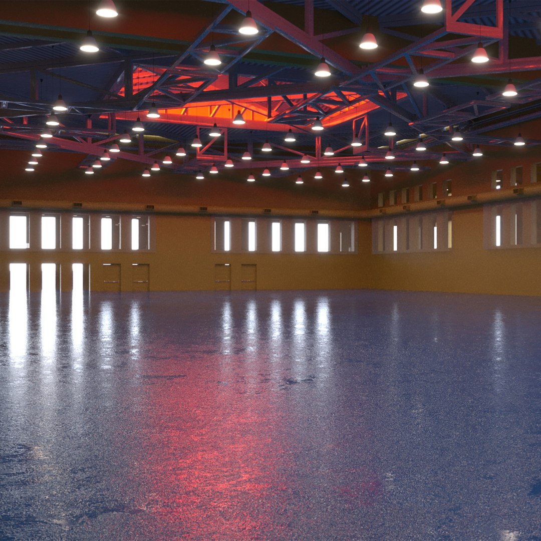 3D SPORTS HALL - TurboSquid 1854240