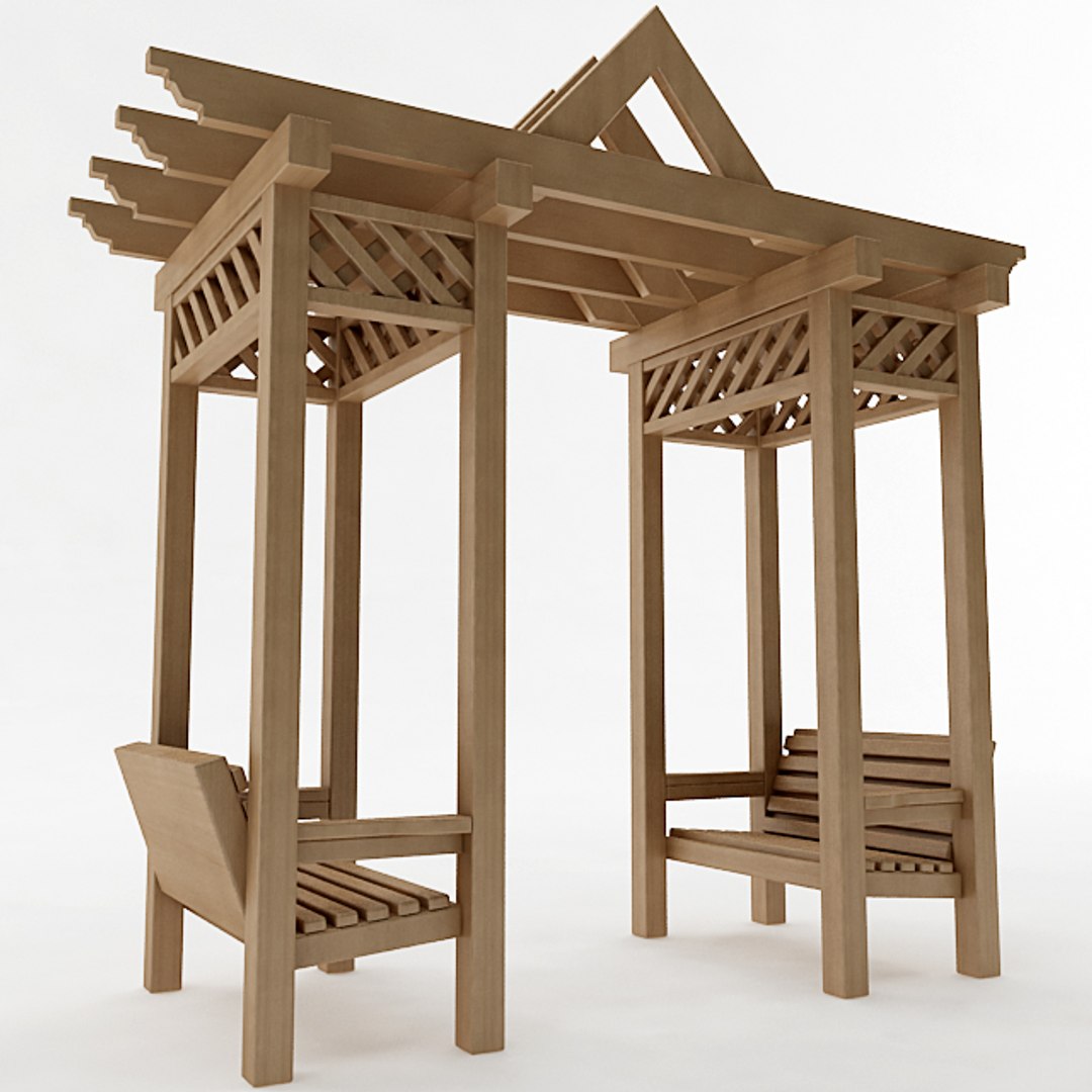 Arbor Trellis 3D Model - TurboSquid 1300730