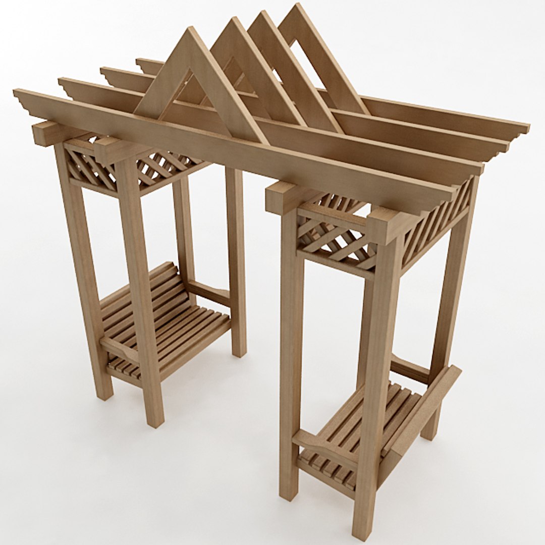 Arbor Trellis 3D Model - TurboSquid 1300730