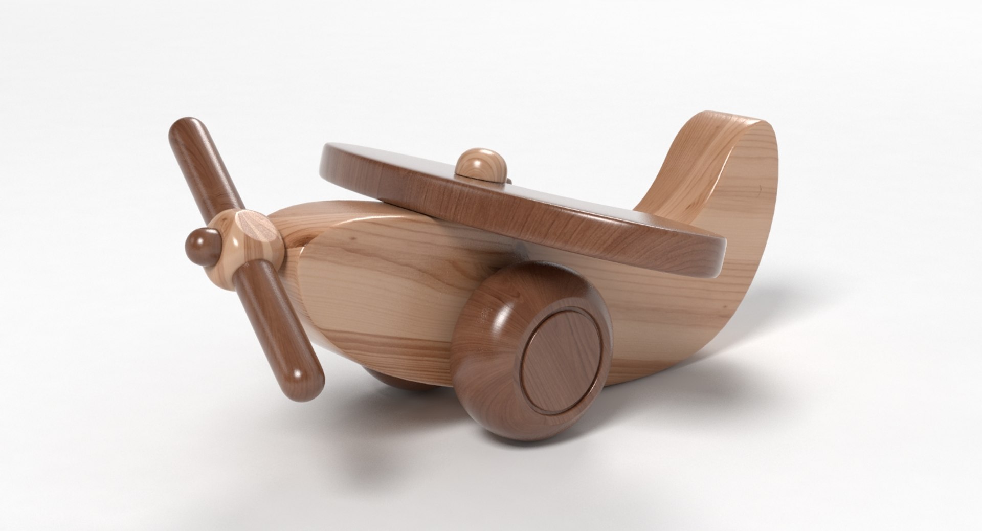 Wooden Airplane Toy Realistic Wood Ma