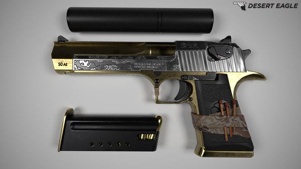 Custom Desert Eagle 3D 모델 - TurboSquid 1991726