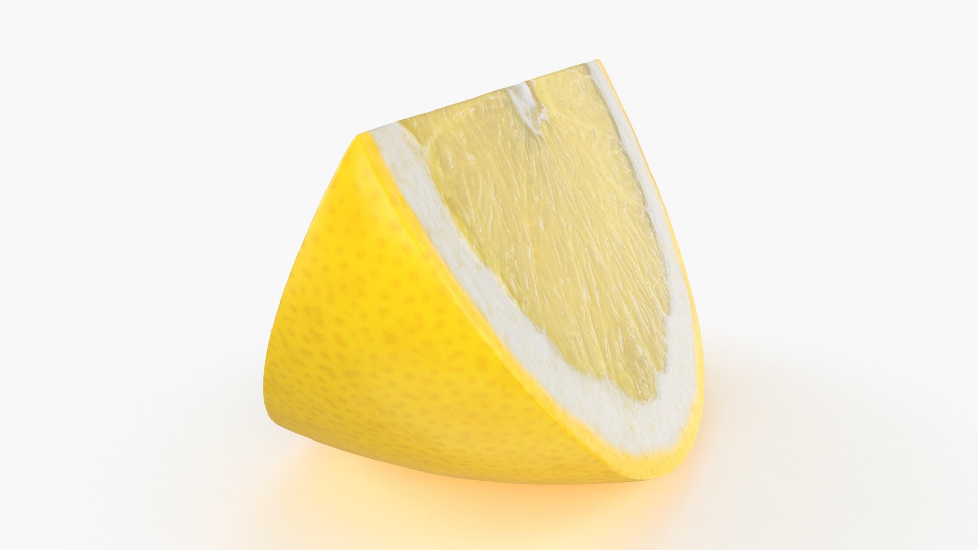 3D model Yellow Grapefruit Slice - TurboSquid 1998456