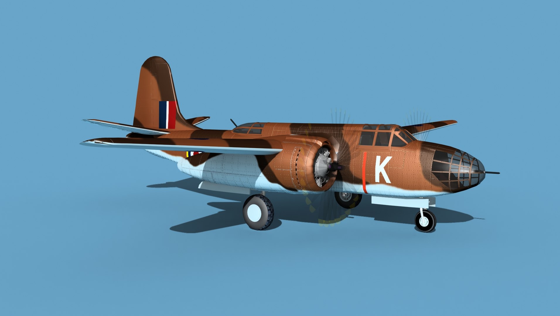 3D Douglas DB-7 Boston Mk I V04 RAF - TurboSquid 1917729