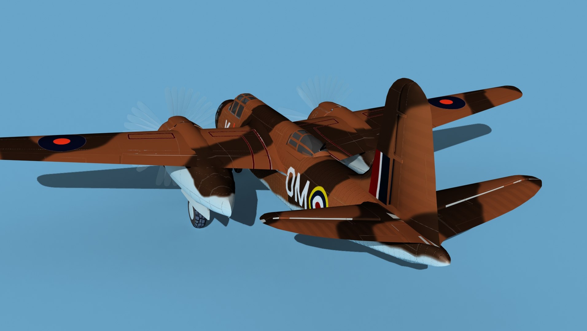 3D Douglas DB-7 Boston Mk I V04 RAF - TurboSquid 1917729