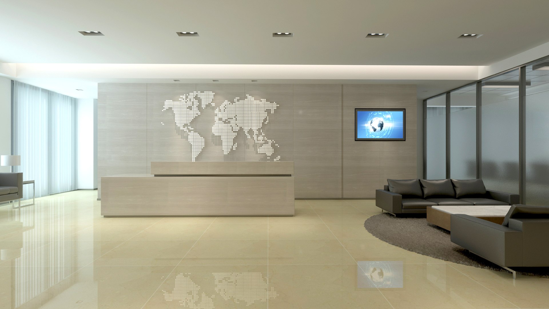 Lobby Reception 08 3D model - TurboSquid 2181576