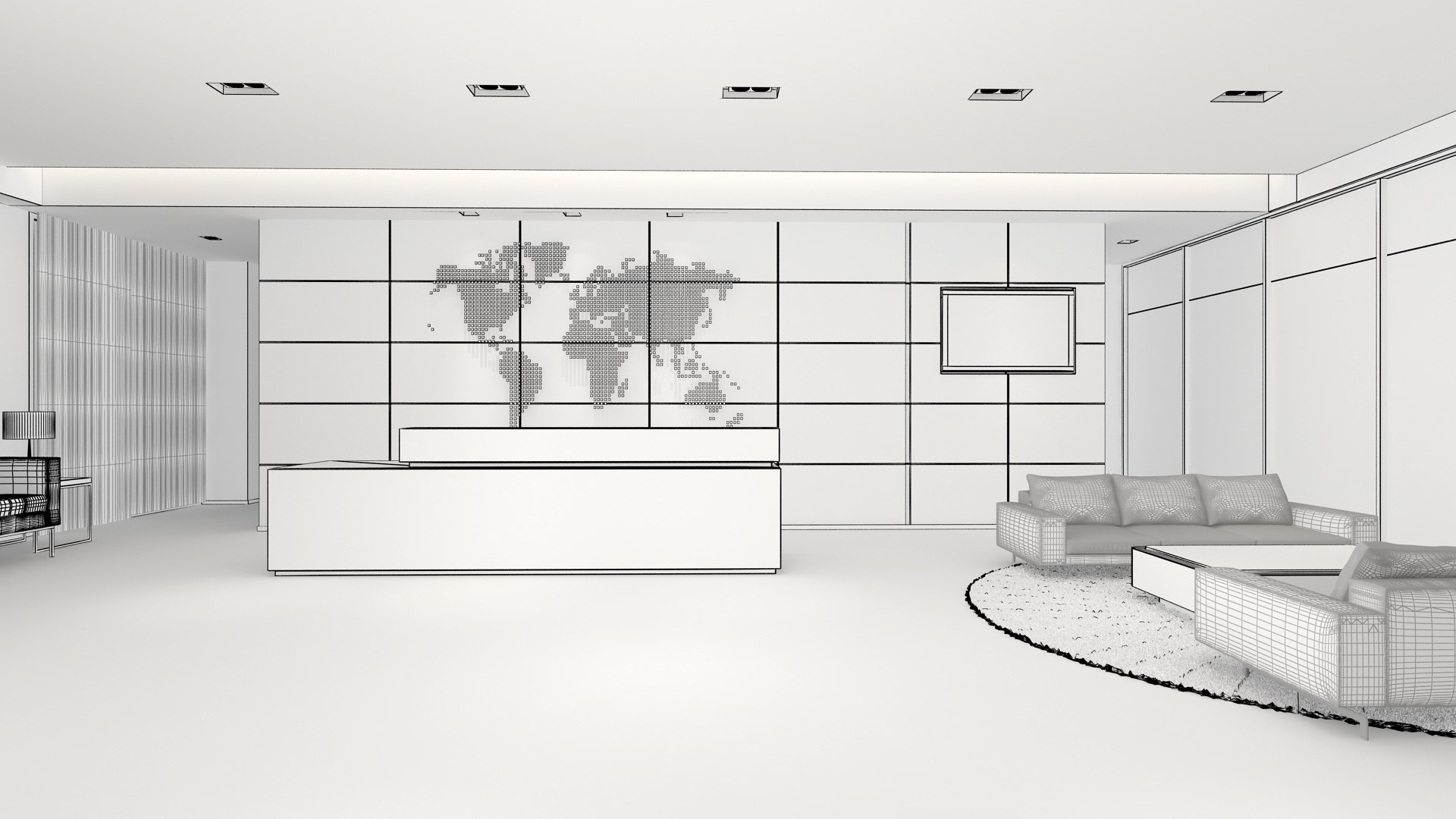 Lobby Reception 08 3D model - TurboSquid 2181576