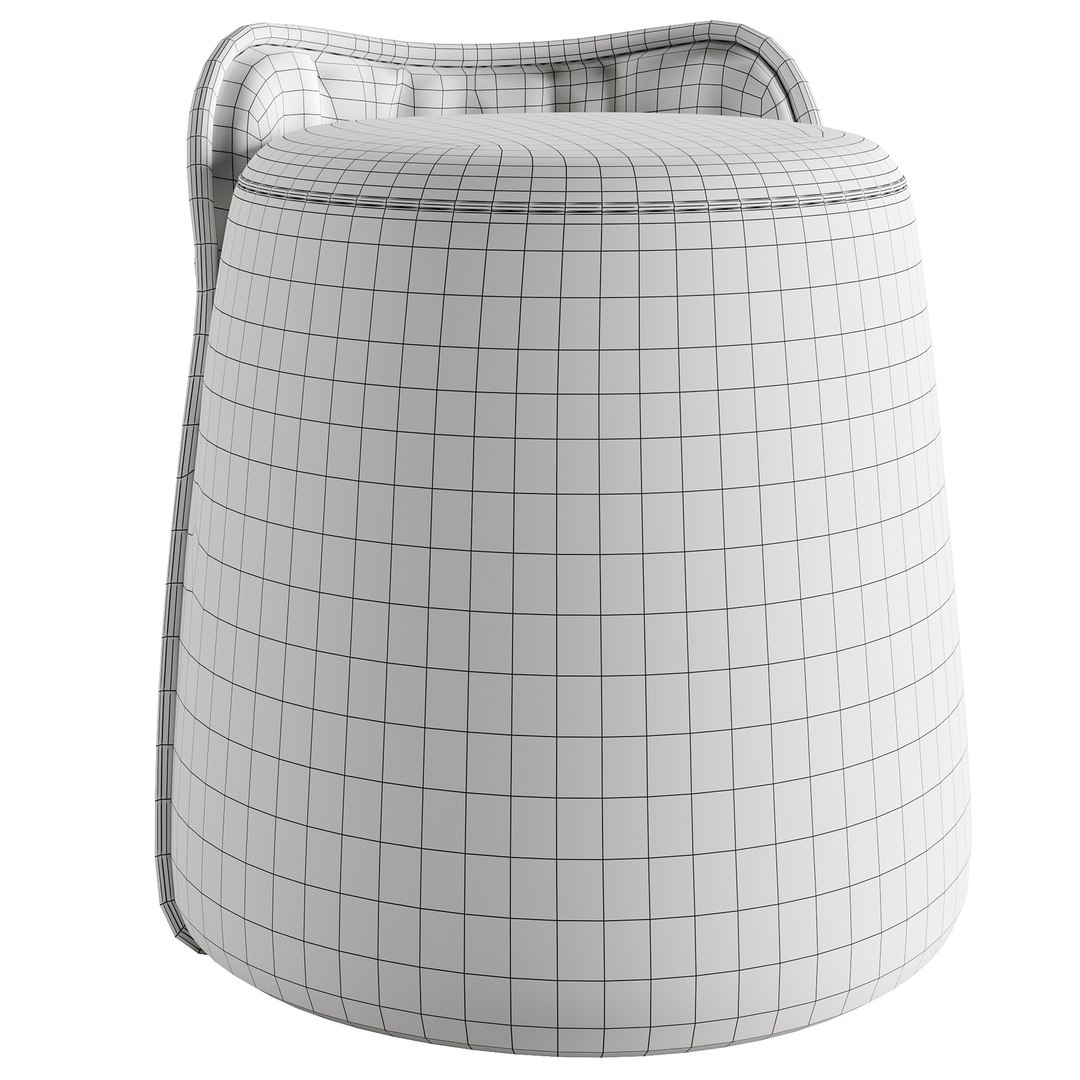 3D Model Pouffe Rikky - TurboSquid 2288025