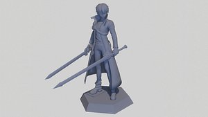 3D Kirito Models | TurboSquid