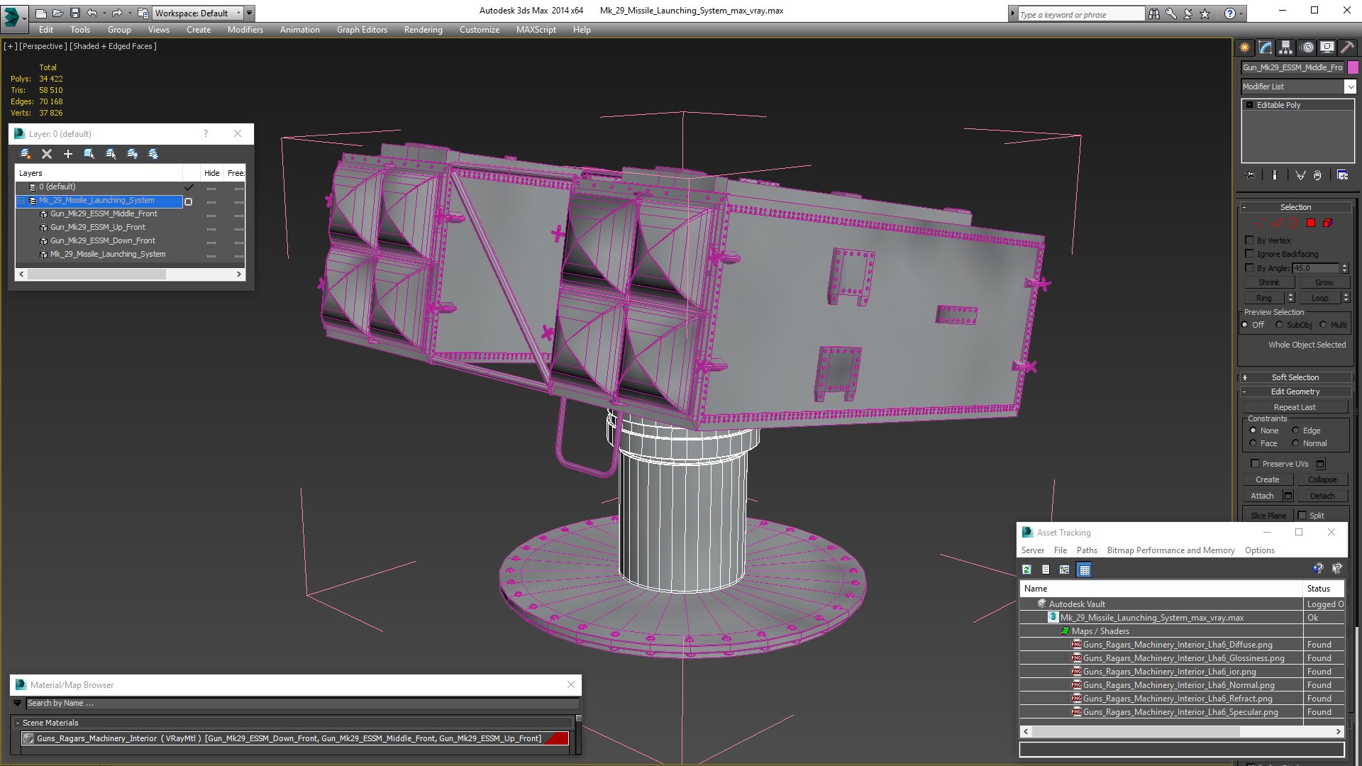 Mk 29 Missile Launching 3D Model - TurboSquid 1550657