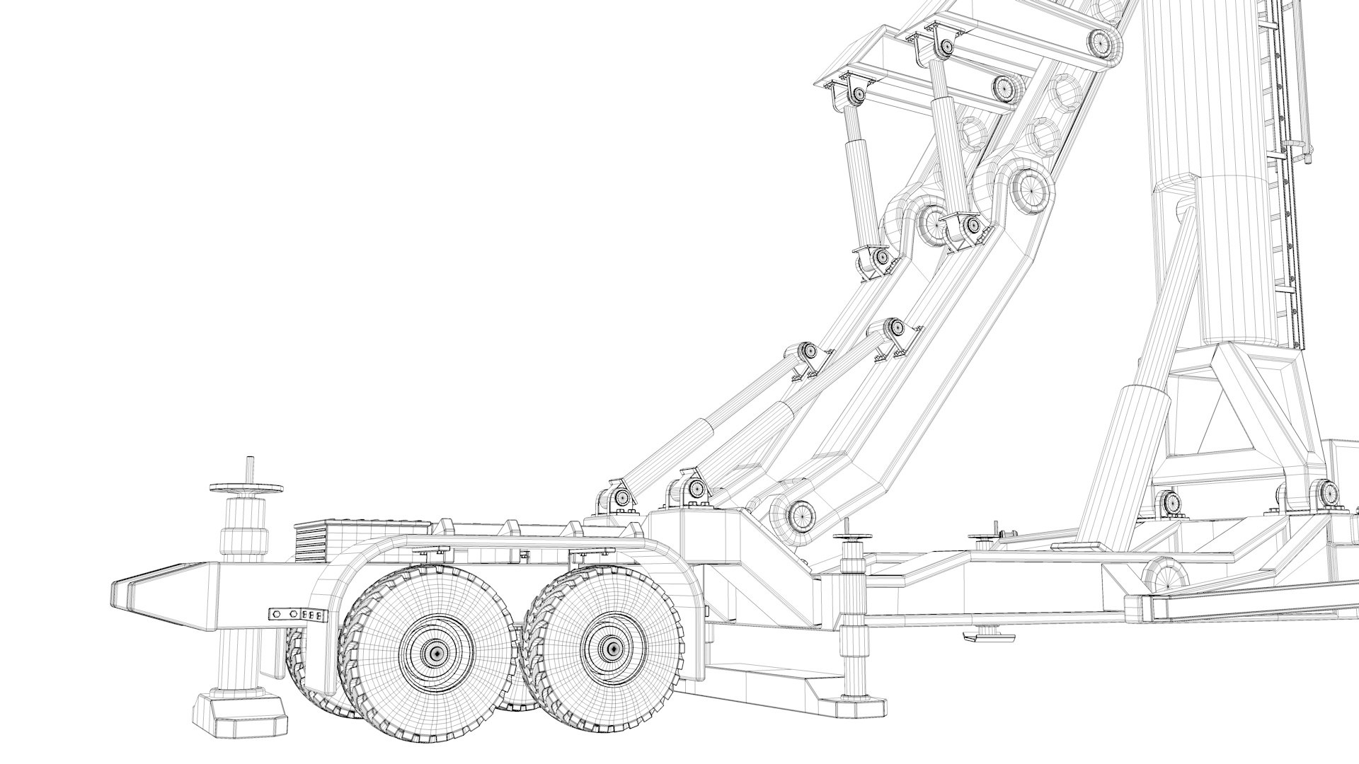 3D Clam Shell Mast Radar - TurboSquid 1868939