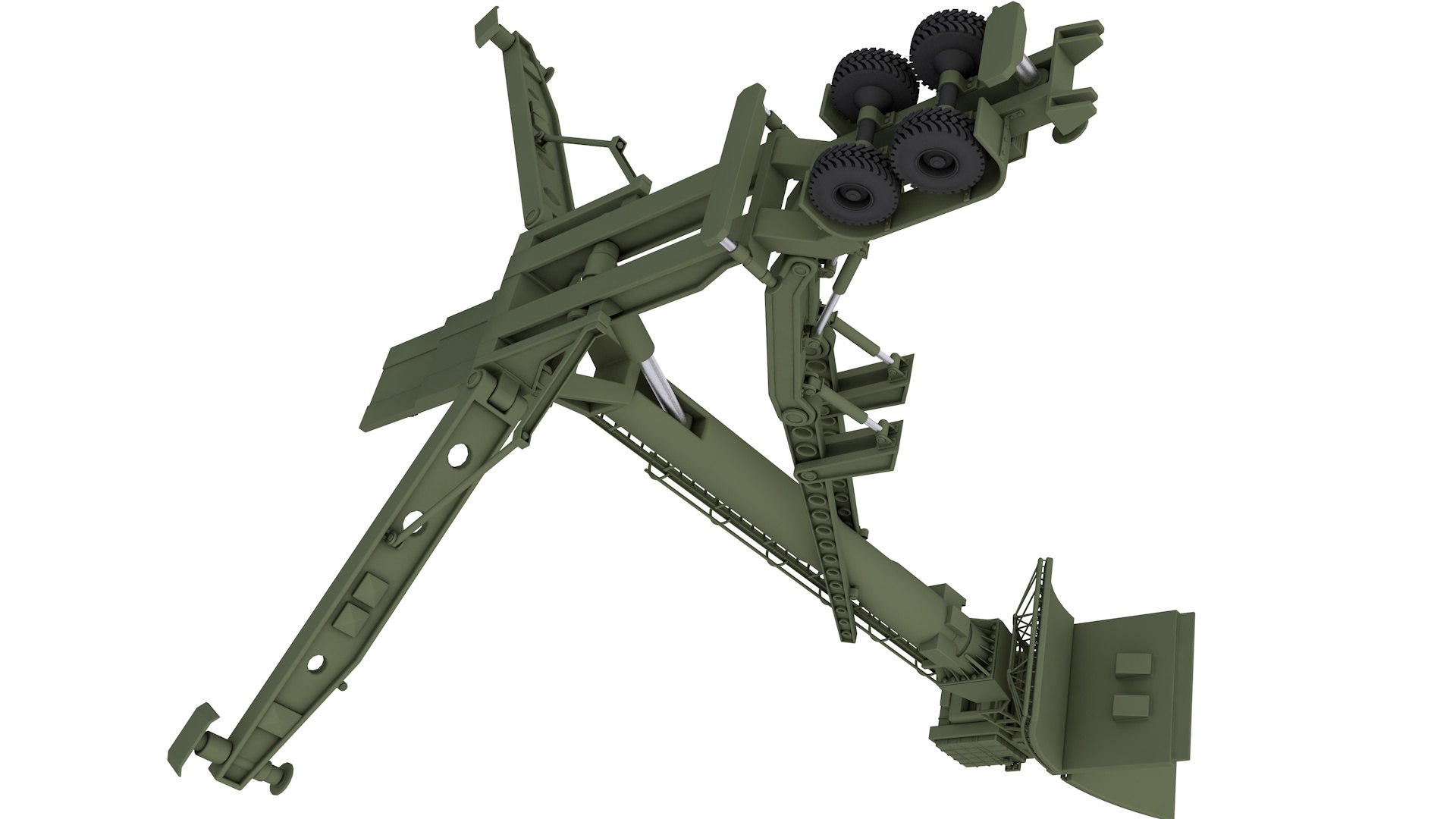 3D Clam Shell Mast Radar - TurboSquid 1868939