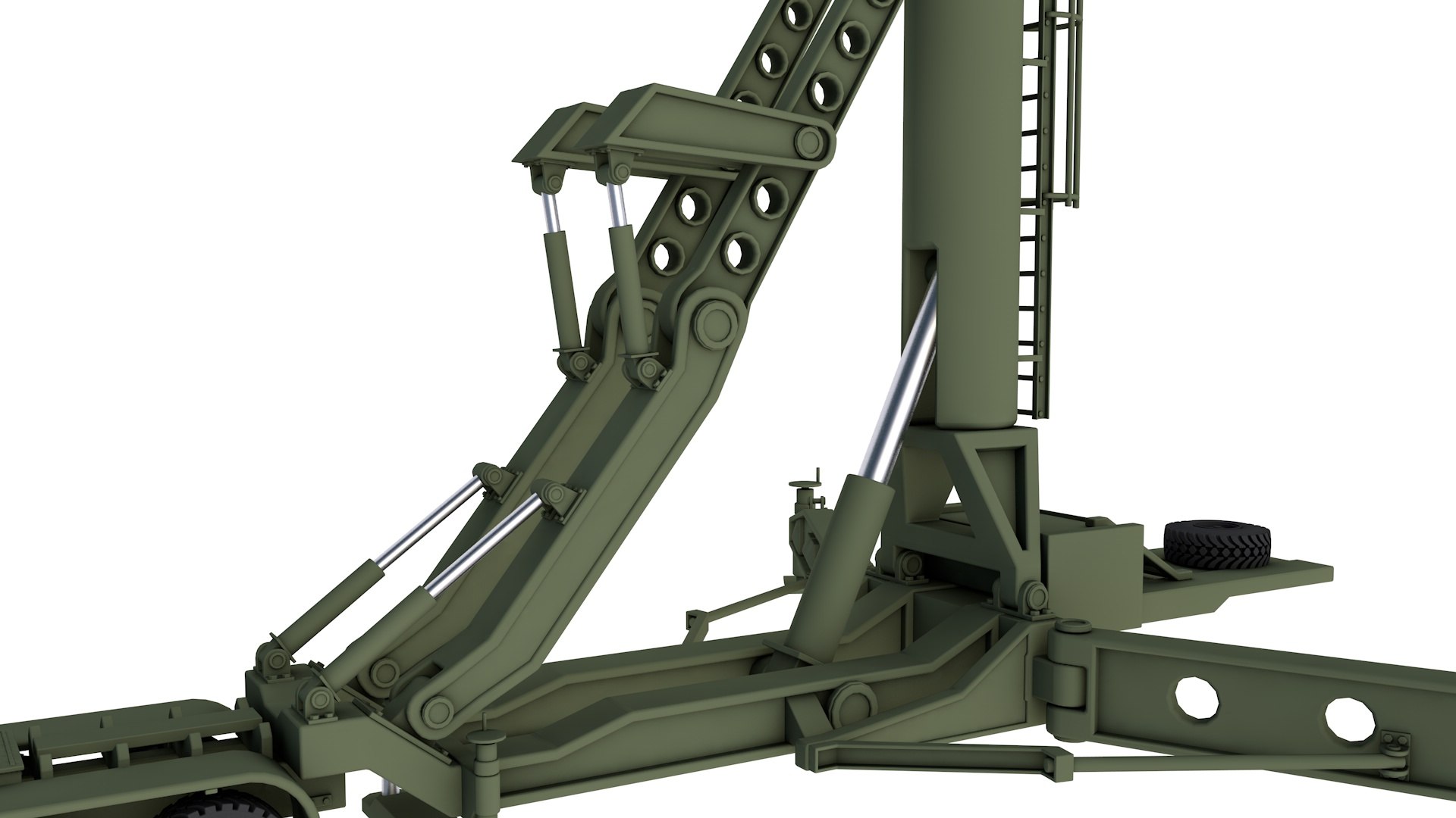 3D Clam Shell Mast Radar - TurboSquid 1868939