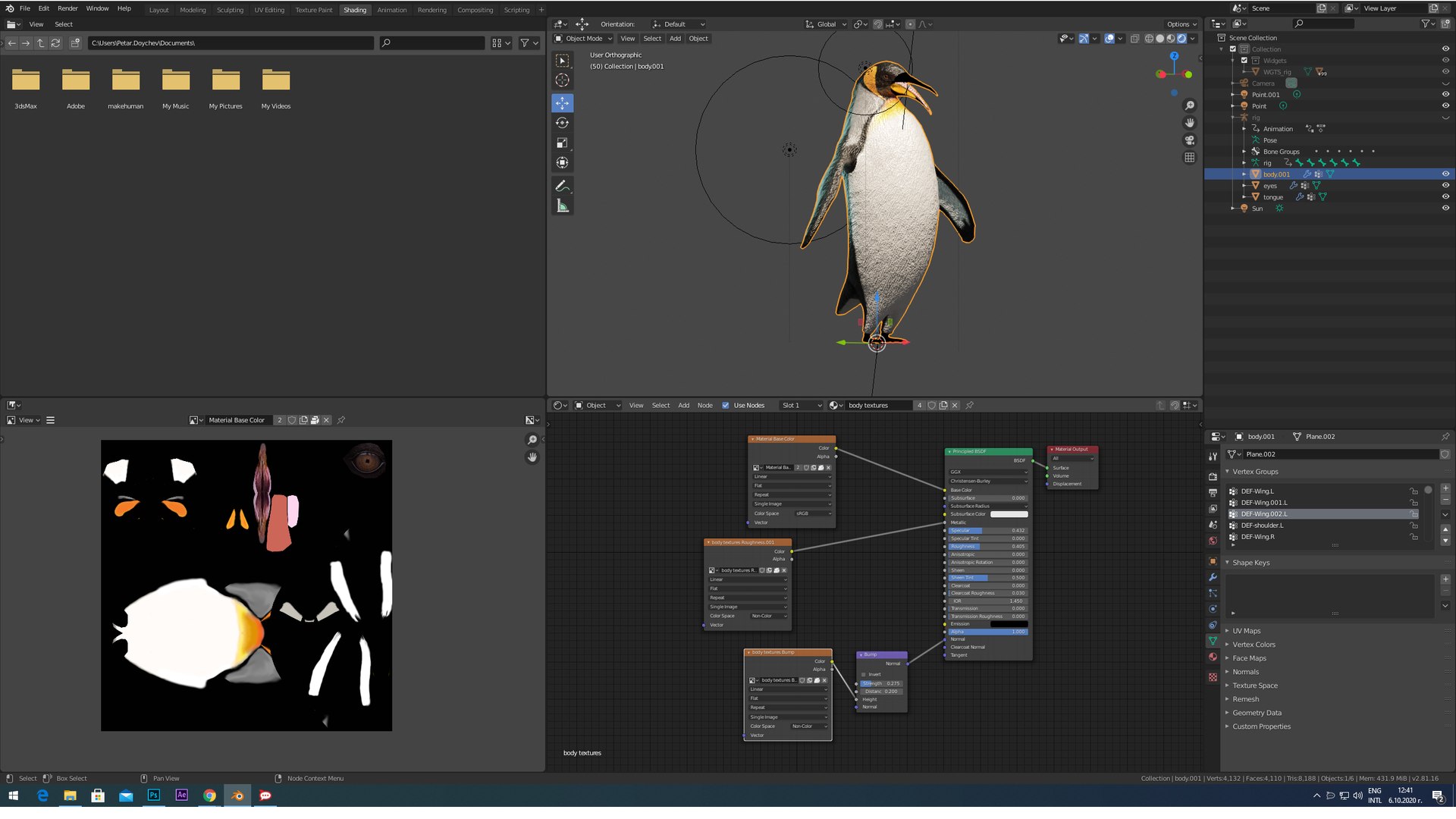 Bird rigged 3D model - TurboSquid 1631055