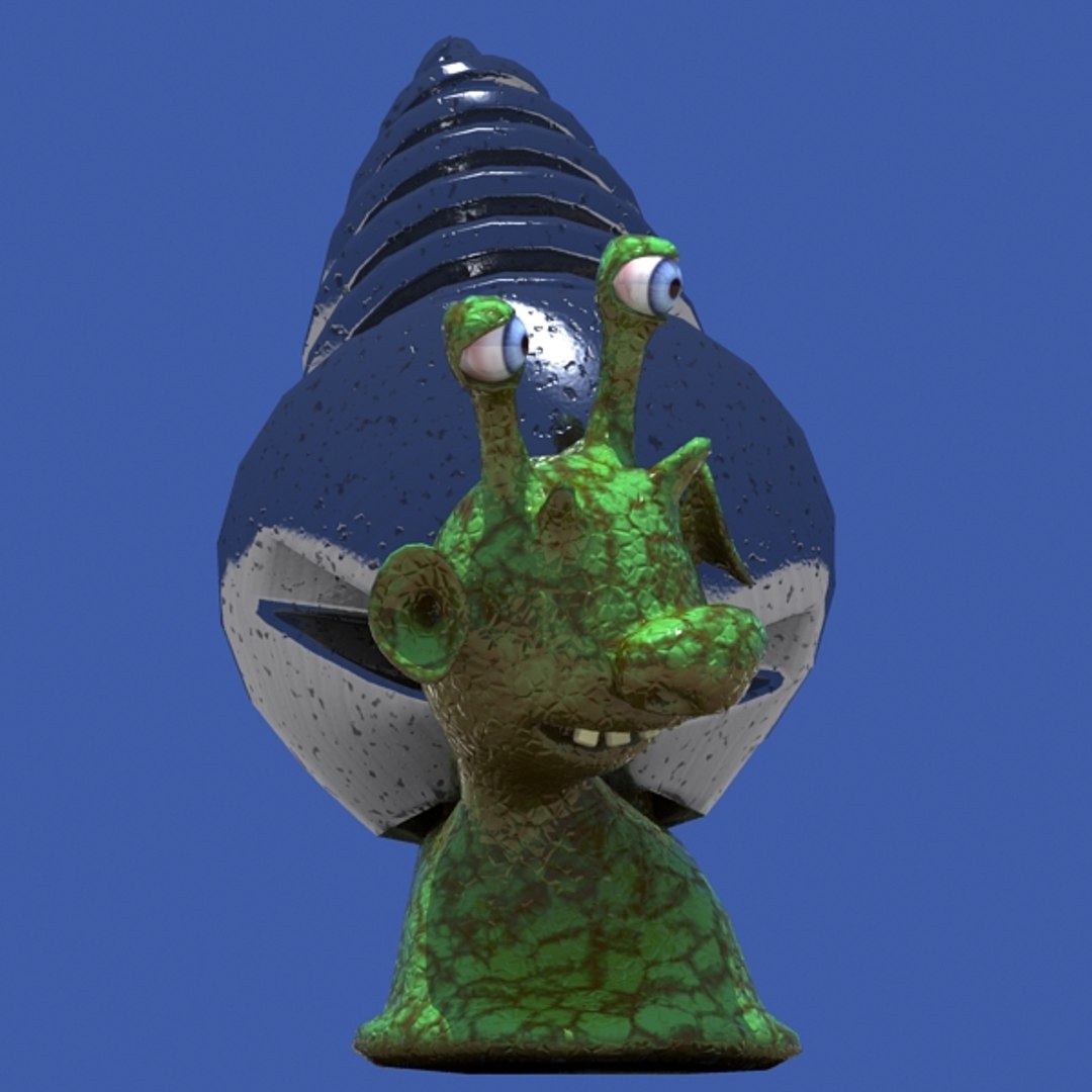 3d Model Alien Snail