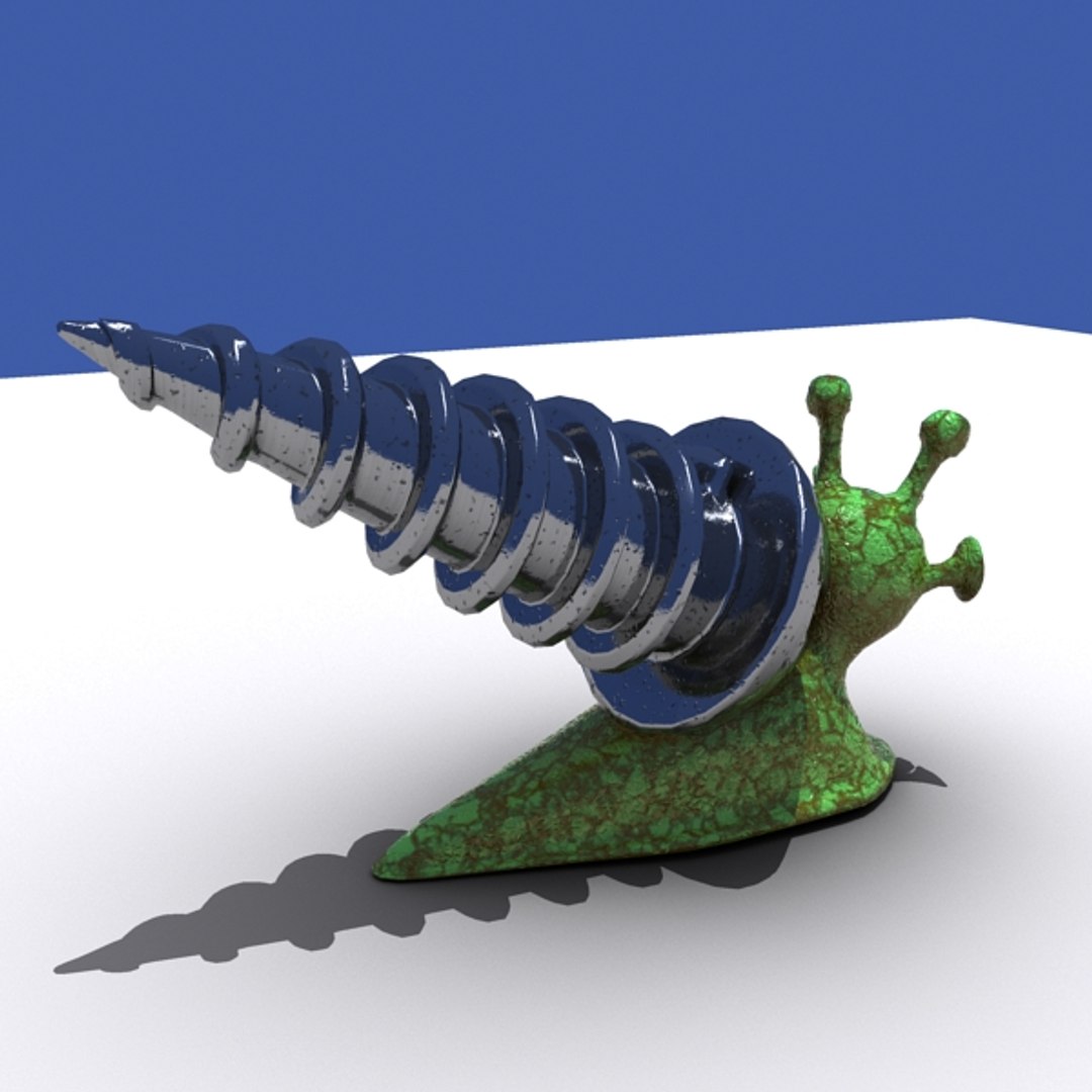 3d Model Alien Snail