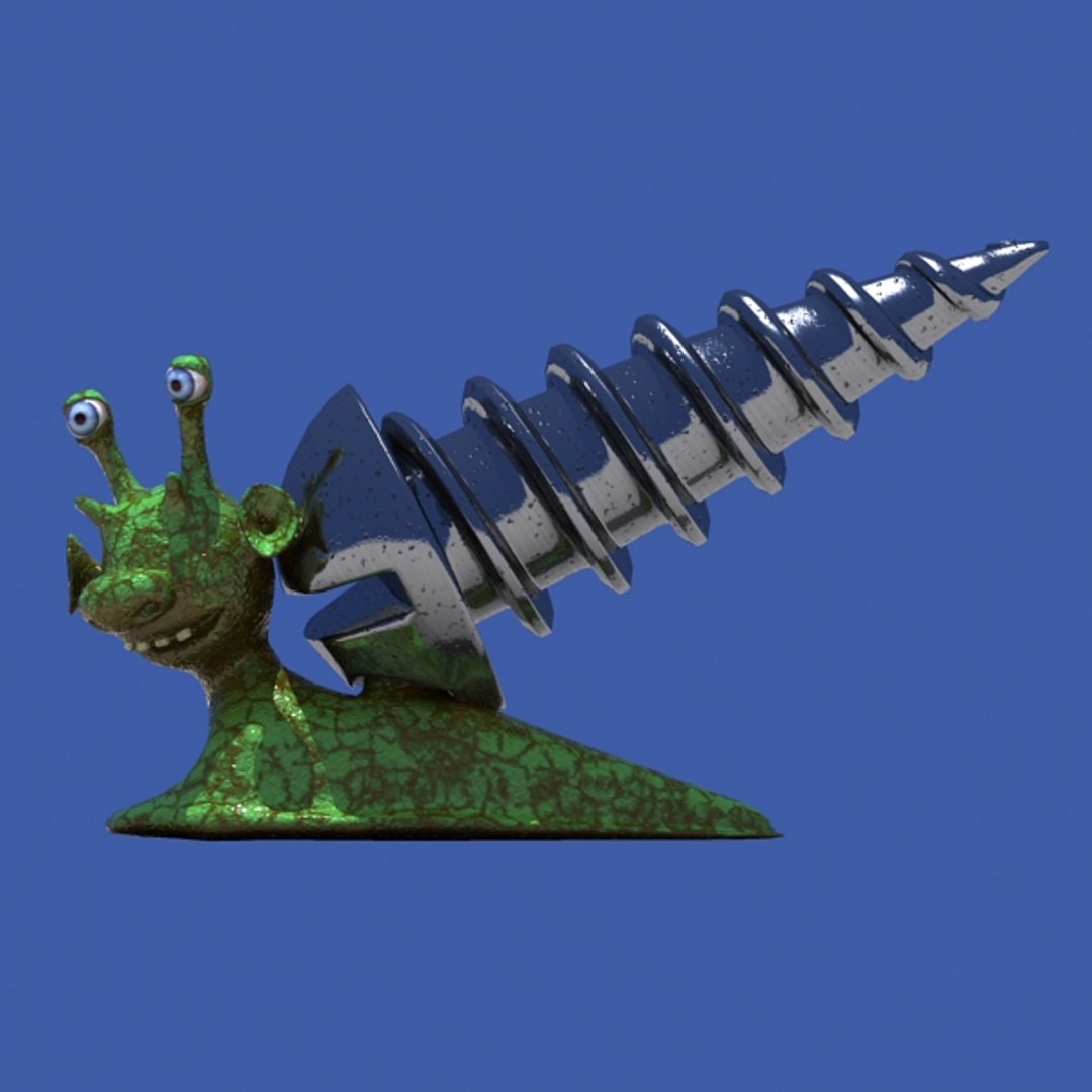 3d Model Alien Snail