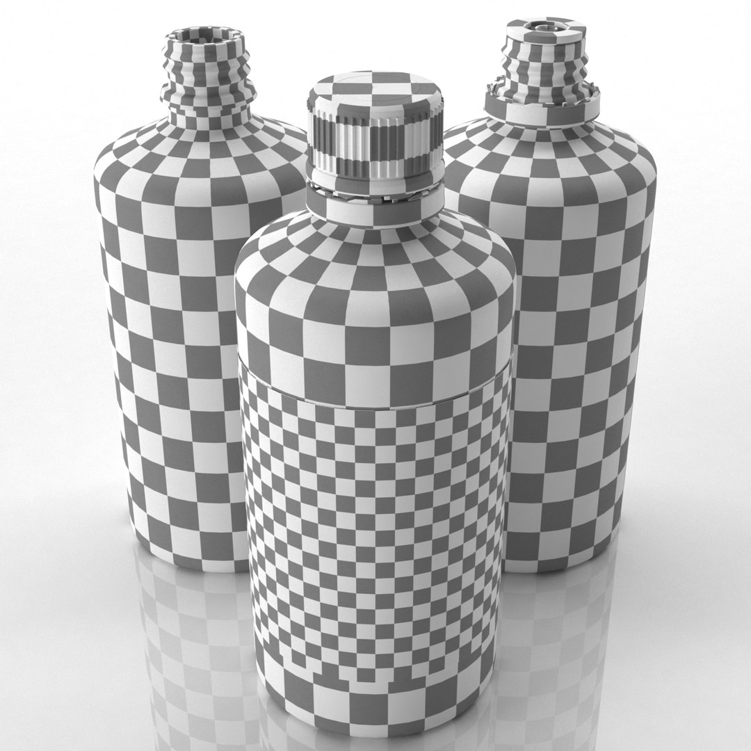 3D Model 100ml Bottle - TurboSquid 1257518