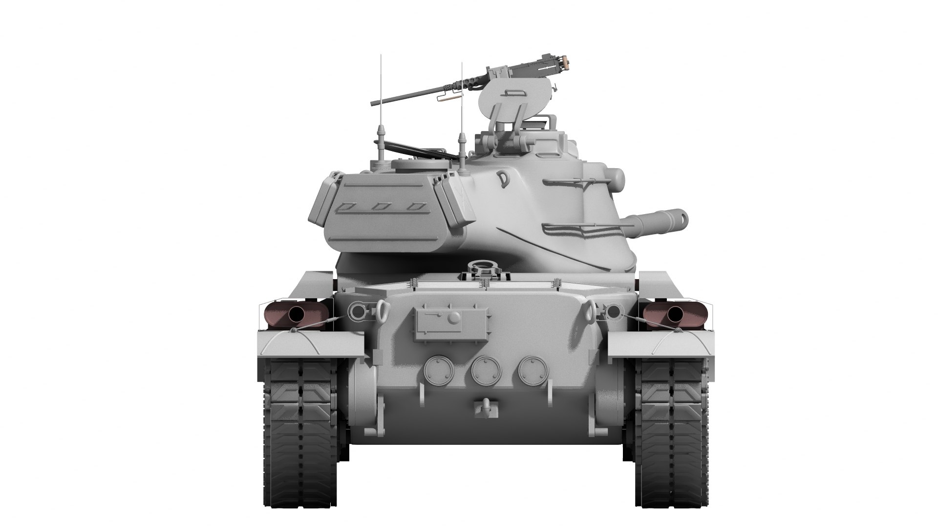 3D M47 Patton Tank - TurboSquid 1867801