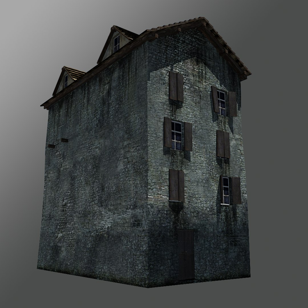 Medieval Building 3d Model