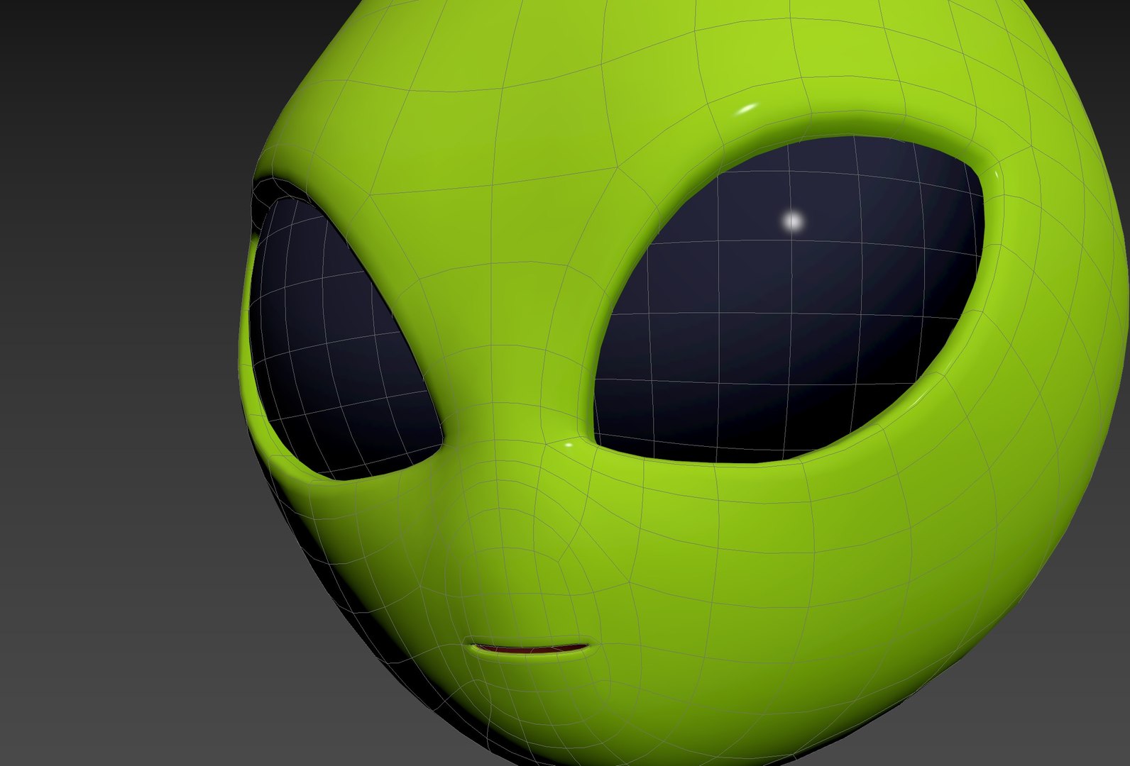 3D Prop264 Alien Head Model - TurboSquid 2192717