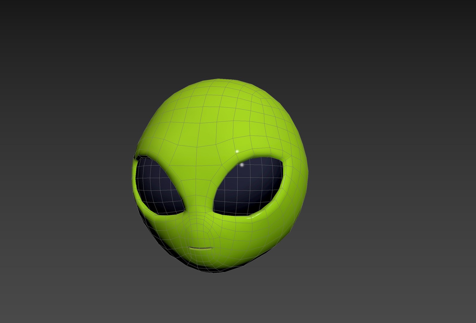 3D Prop264 Alien Head Model - TurboSquid 2192717