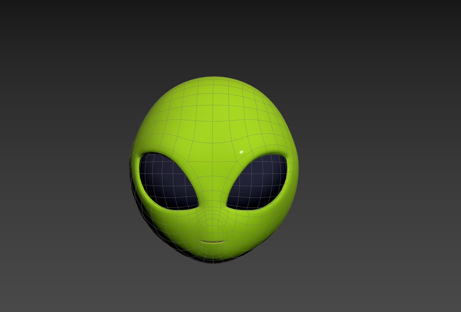 3D Prop264 Alien Head Model - TurboSquid 2192717