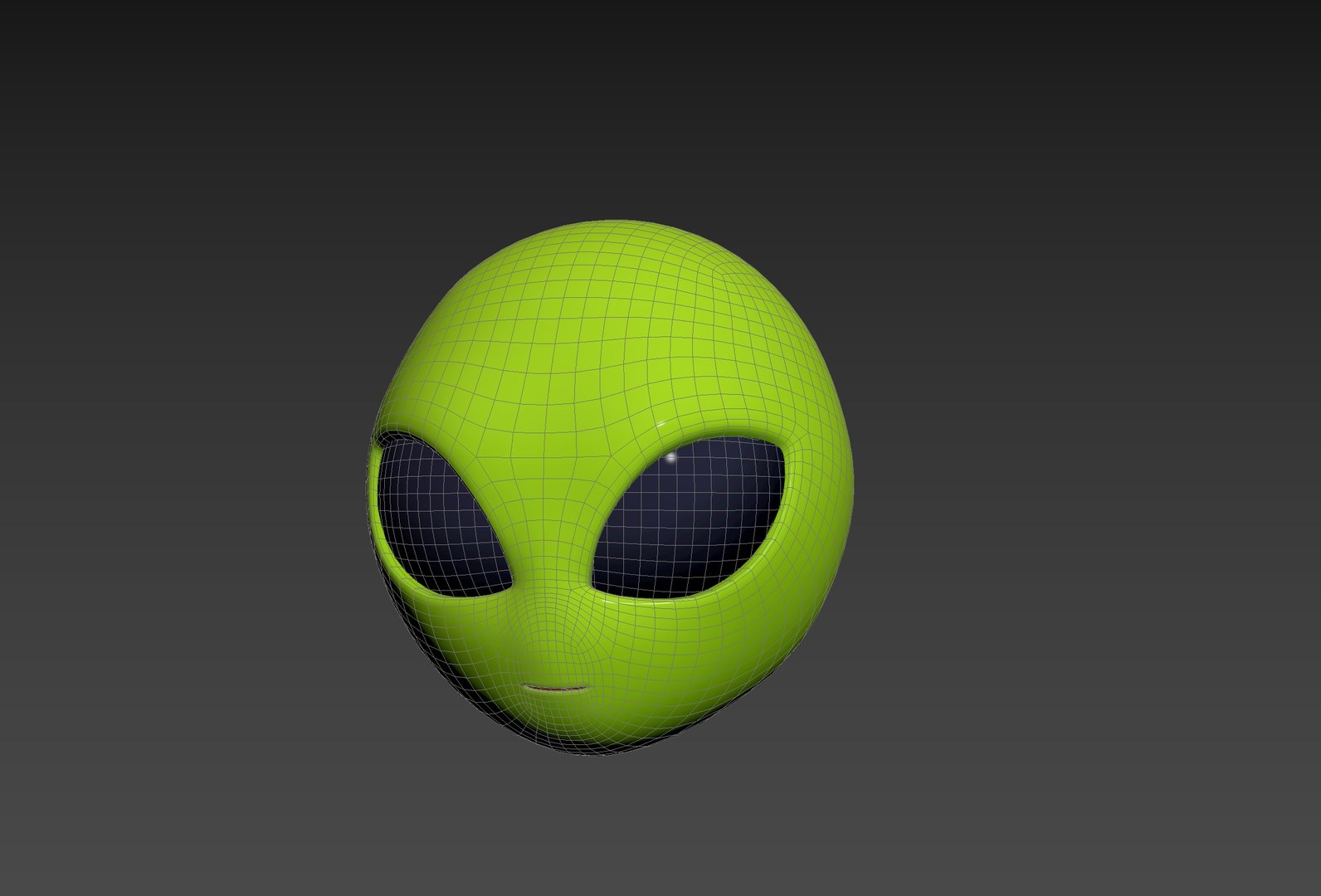 3D Prop264 Alien Head Model - TurboSquid 2192717