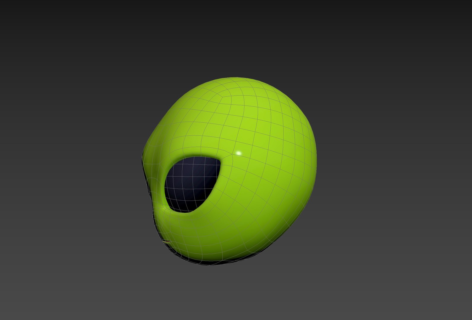 3D Prop264 Alien Head Model - TurboSquid 2192717