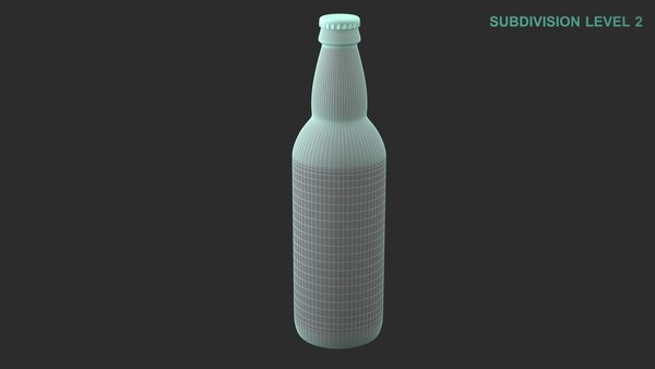 modelo 3d Botella de vidrio - TurboSquid 2037468
