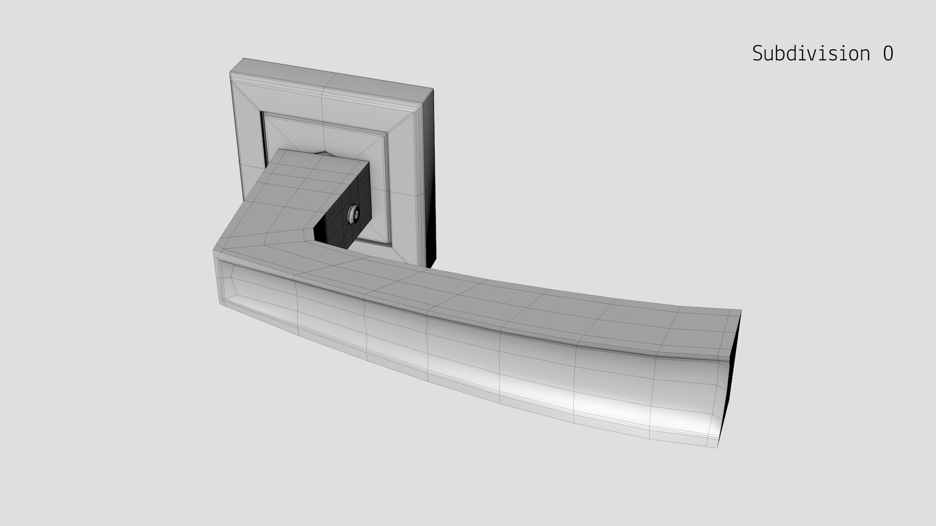 3D Door Handle DH-0301 - TurboSquid 1721544